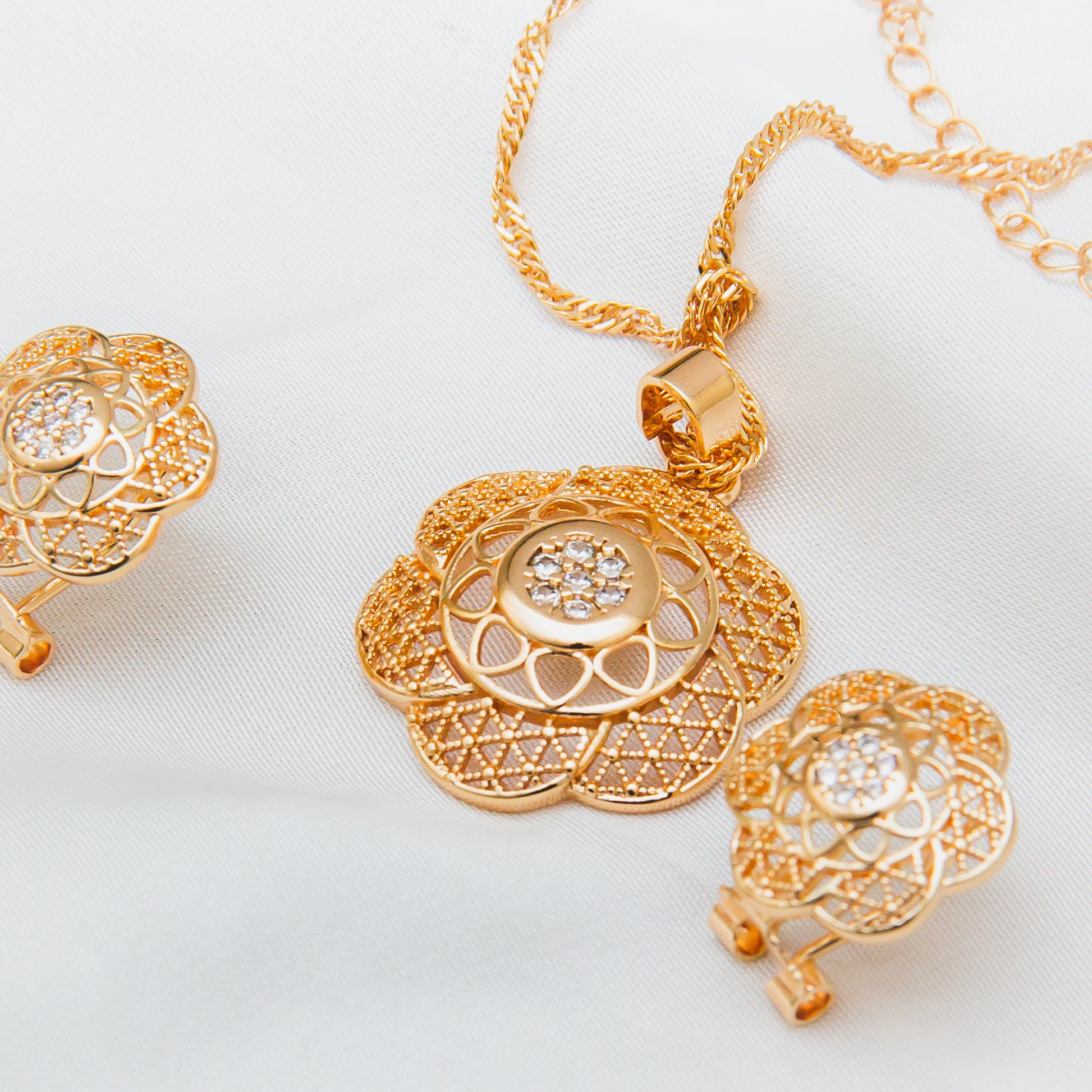 Stellate Locket Set – Amber